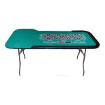 Deluxe Folding Roulette Table Made In The USA for Sale